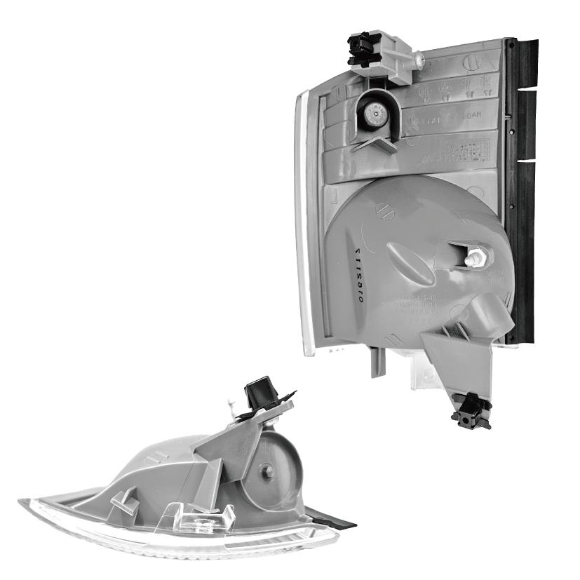 三菱ふそう ジェネレーションキャンター コーナーランプ クリスタル 右 純正タイプ 12V車 MK353663 ウィンカー DEPO 送料無料 ...