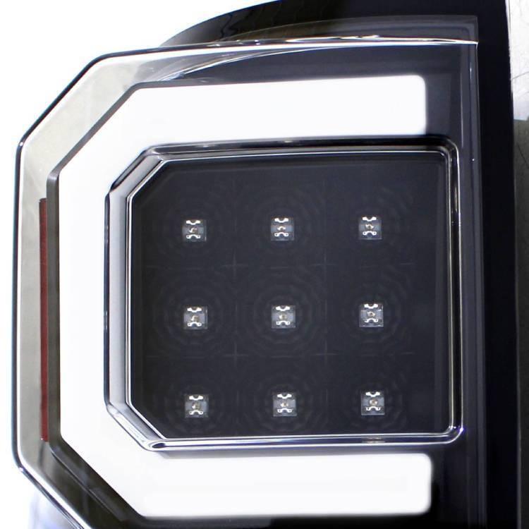 トヨタ タンドラ SR5 07y- ブラック ファイバー LED テールランプ 左右 テール ライト TUNDRA ランプ クルーマックス TOYOTA 送料無料 :S49-1-f:オート ...