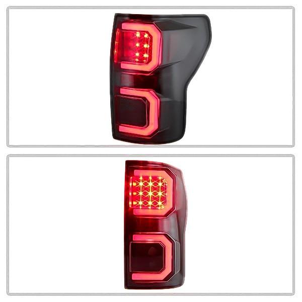 トヨタ タンドラ SR5 07y- ブラック ファイバー LED テールランプ 左右 テール ライト TUNDRA ランプ クルーマックス TOYOTA 送料無料 :S49-1-f:オート ...