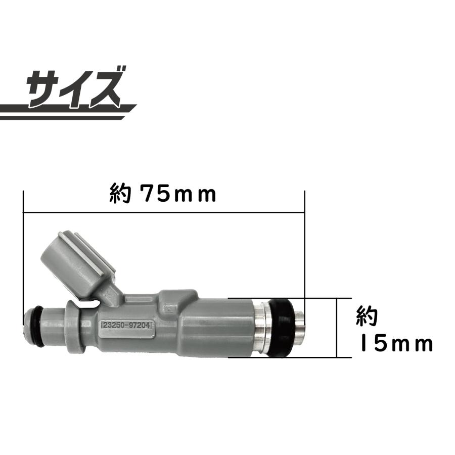 ダイハツ オプティ ミゼットII フューエル インジェクター 1本 23250-97204 L800 L802 L810 K100 K100P 交換 : オートパーツジャパン - 通販 ...
