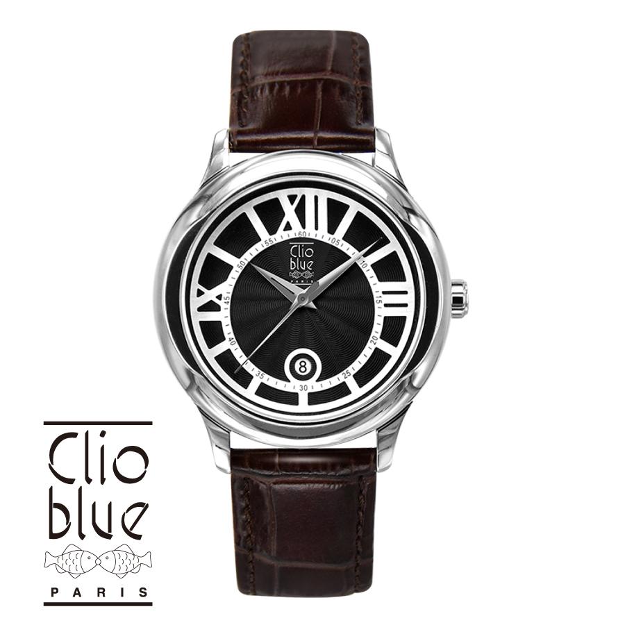 Clio Blue クリオブルー レディース 腕時計 Cb003.12.2S Paris ブラック 本革 : cb003122s : GTA ...