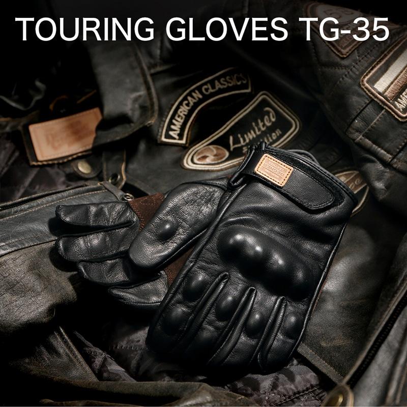 DEGNER(デグナー) プロテクター付きレザーグローブ TG-35 BLACK(ブラック) XLサイズ : SP AUTO - 通販 - Yahoo!ショッピング