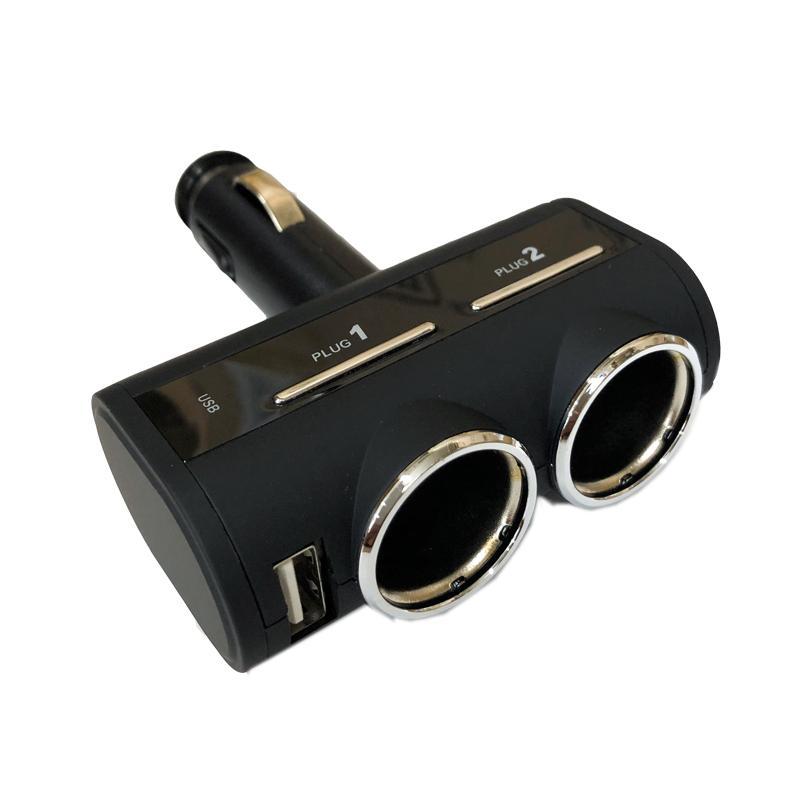 プロキオン スイッチ付き2連ソケット＋1USB DL-76 ブラック : SP AUTO - 通販 - Yahoo!ショッピング