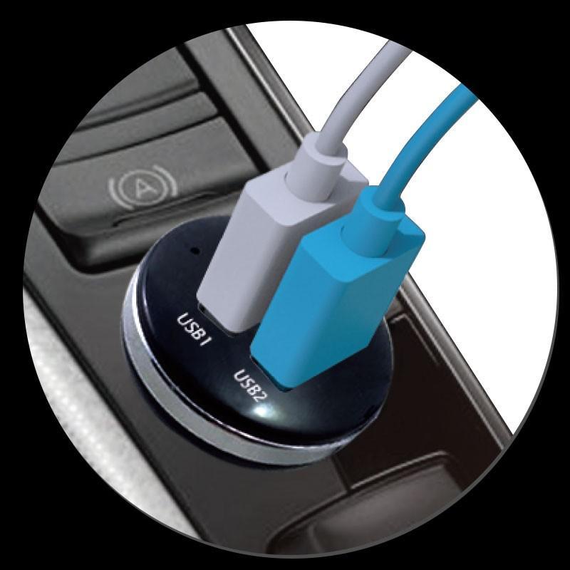 プロキオン 2ポートリバーシブルUSBミニソケット DL-89 : SP AUTO - 通販 - Yahoo!ショッピング