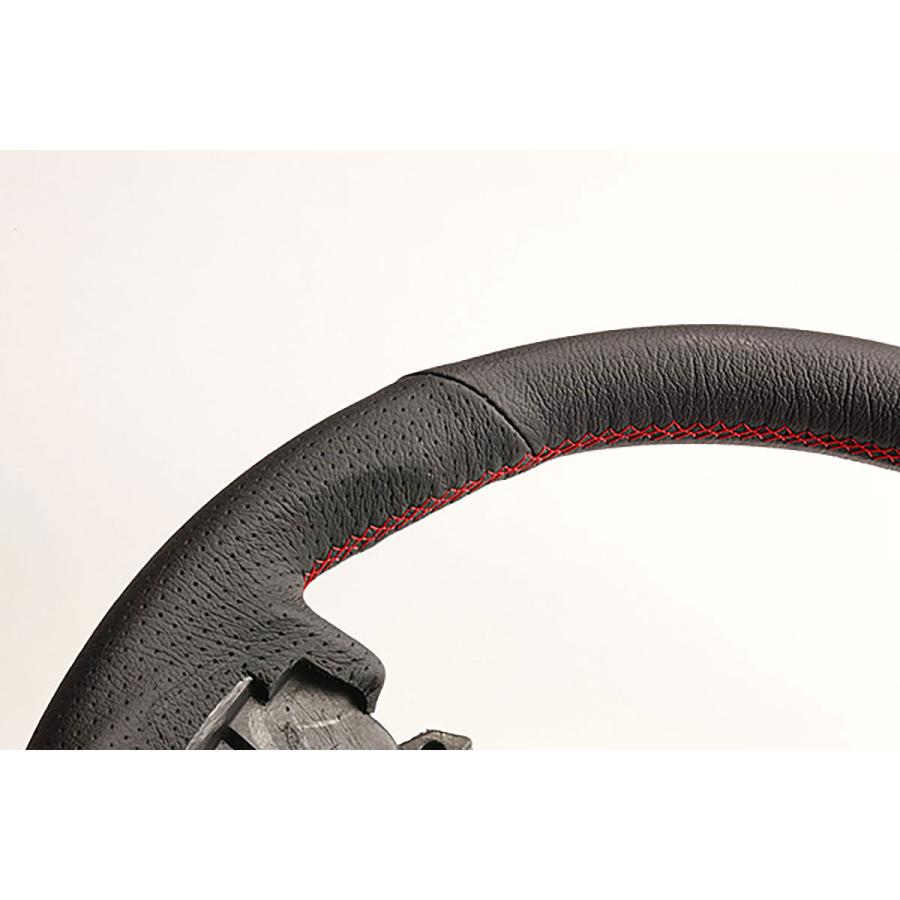 DAMD ダムド 前期専用ステアリング SS362ーDー1 黒革／赤ステッチ レガシィ（BM／BR） : オートバックスYahoo!ショッピング店 - 通販 - Yahoo!ショッピング