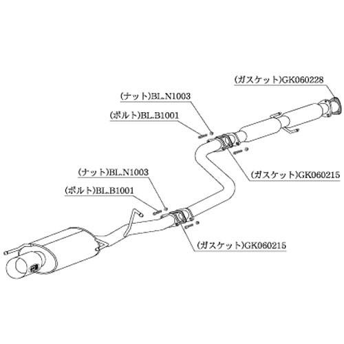 柿本改 柿本 カキモト Kakimoto.R ホンダ プレリュード E-BB1 E-BB4 HS301 : オートバックスYahoo!ショッピング店 - 通販 - Yahoo!ショッピング