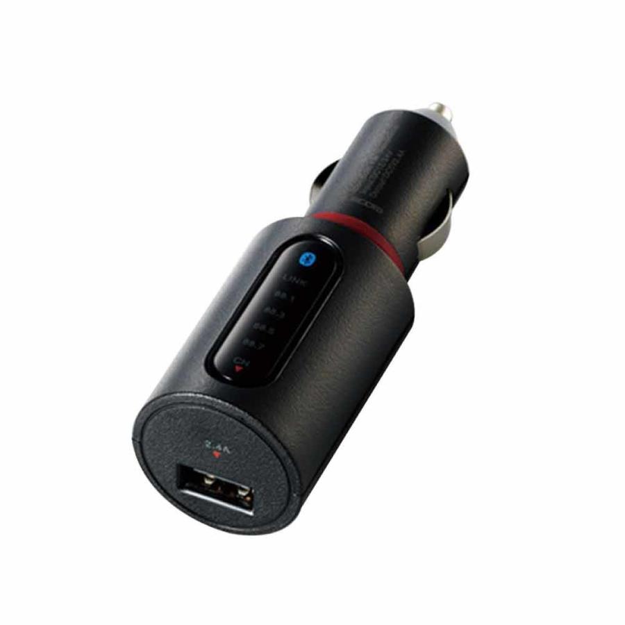 ELECOM エレコム Bluetooth(R)FMトランスミッター(2.4A/1ポート) LAT-FMBT02BK ブラック : オートバックスYahoo!ショッピング店 - 通販 ...