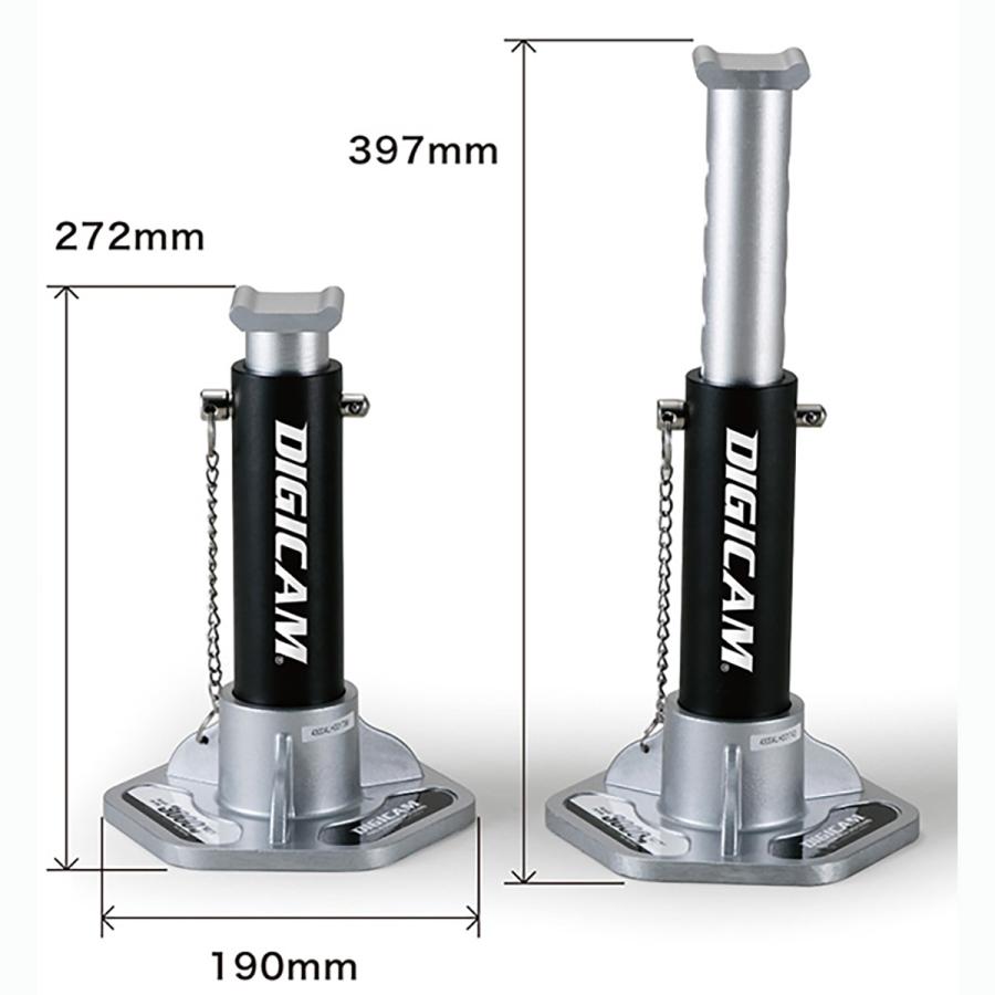 ケースペック DIGICAM オールアルミニウムジャッキスタンド 3.0T DJS-AL-3.0T : オートバックスYahoo!ショッピング店 - 通販 - Yahoo!ショッピング