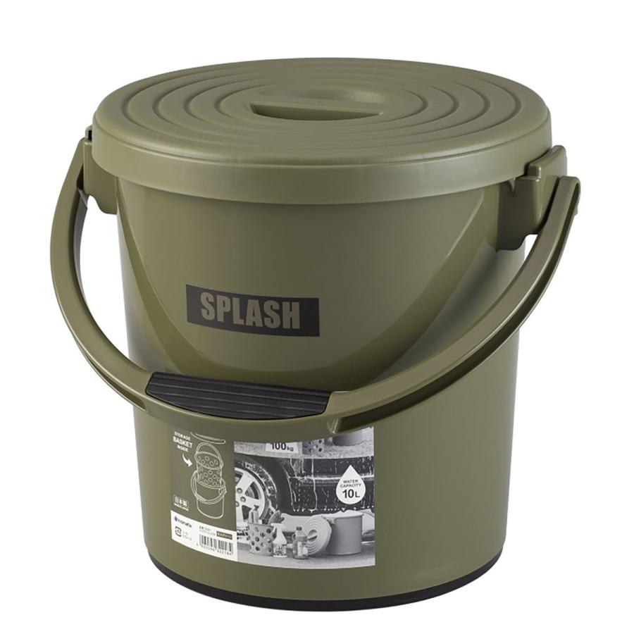 イノマタ化学 inomata イノマタ スプラッシュ10 バケツ 3221 モスグリーン : オートバックスYahoo!ショッピング店 - 通販 - Yahoo!ショッピング