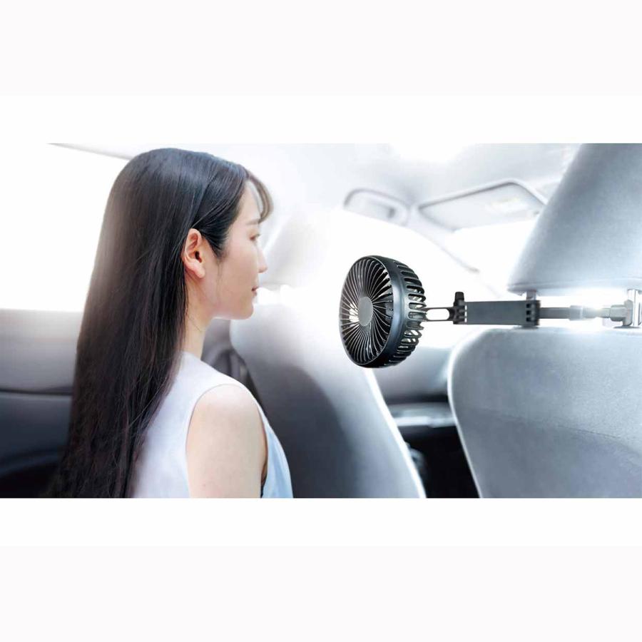 Kashimura カシムラ USB扇風機 ヘッドレスト取り付け KJ-191 : オートバックスYahoo!ショッピング店 - 通販 - Yahoo!ショッピング