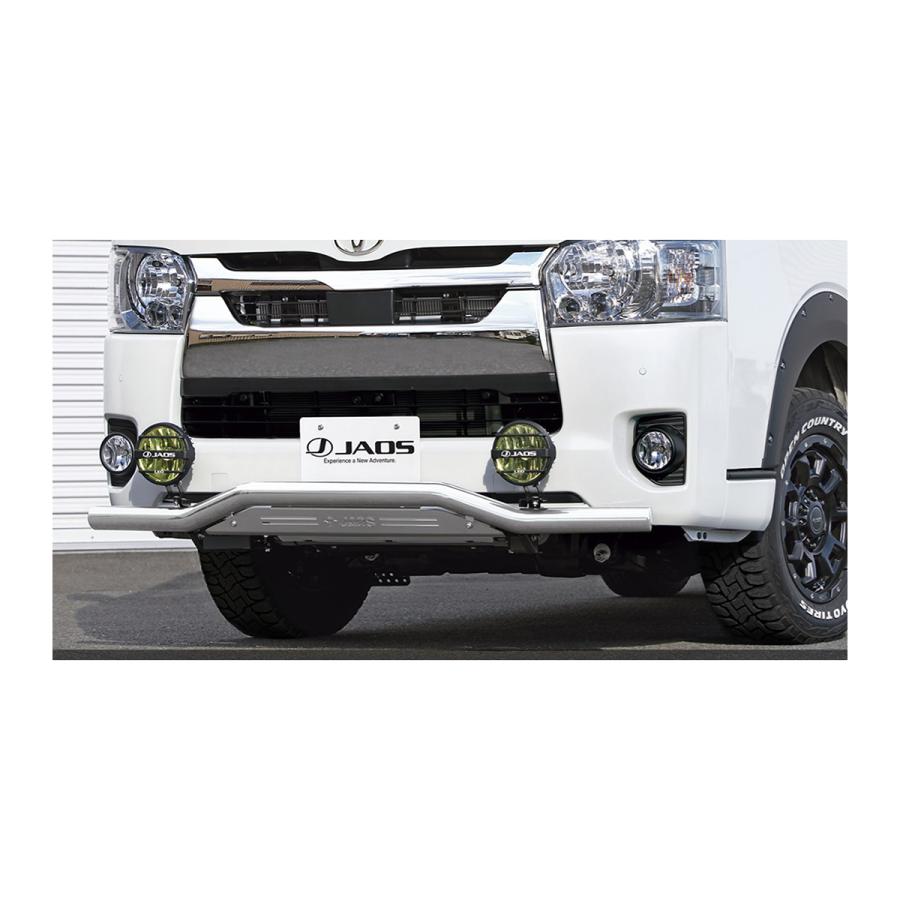 JAOS フロントスキッドバー B150203A ポリッシュ/ブラスト 標準3型〜 トヨタ ハイエース 200系 : オートバックスYahoo!ショッピング店 - 通販 - Yahoo!ショッピング