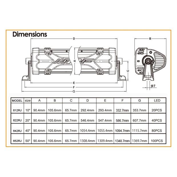 IPF IPFライトバー600シリーズ雷神10インチダブルロー612RJ競技専用 : オートバックスYahoo!ショッピング店 - 通販 - Yahoo!ショッピング
