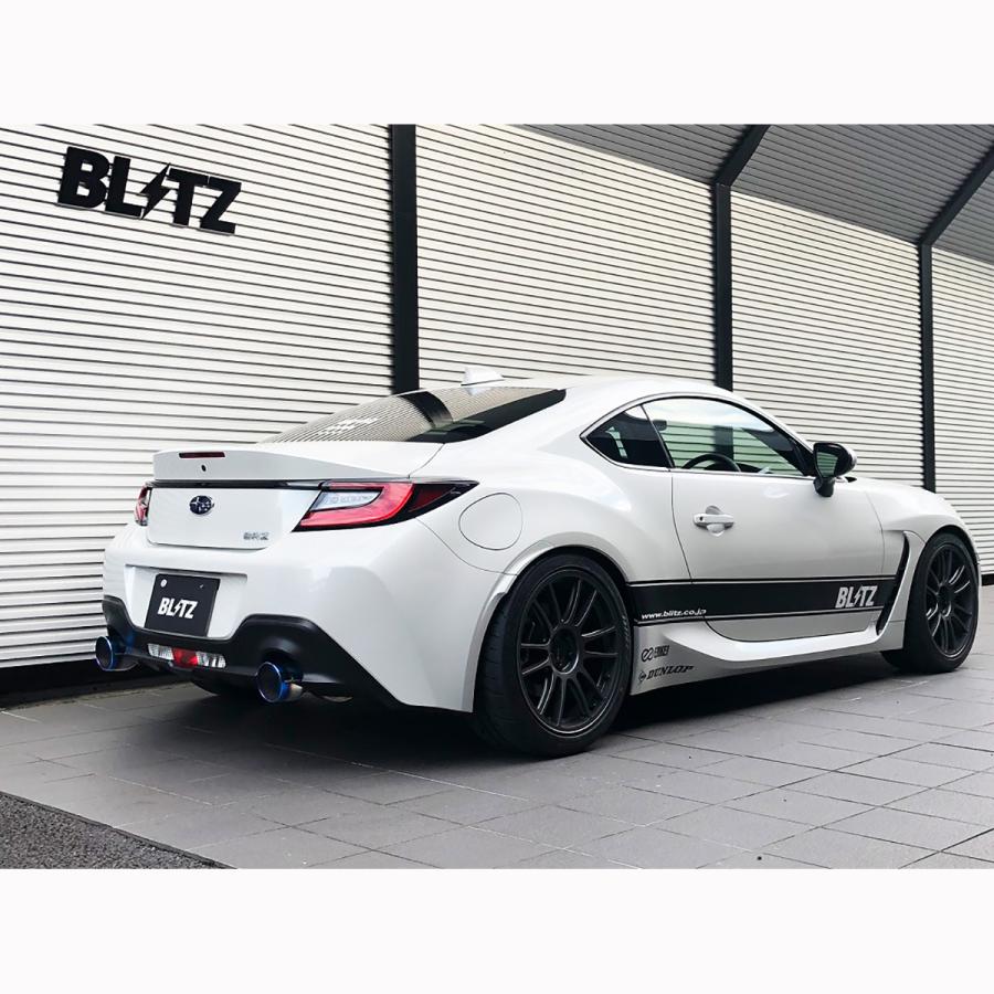BLITZ BLITZブリッツマフラーニュルスペックカスタムエディションチタンカラーテールセットVSR63199VスバルBRZ／トヨタGR86 : オートバックスYahoo!ショッピング店 ...