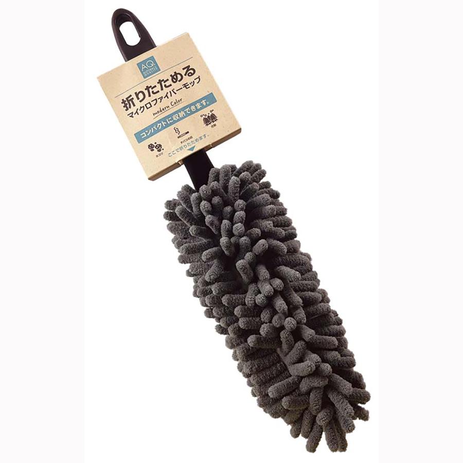 オートバックス AQ. 折りたためるマイクロファイバーモップ クールグレー : オートバックスYahoo!ショッピング店 - 通販 - Yahoo!ショッピング