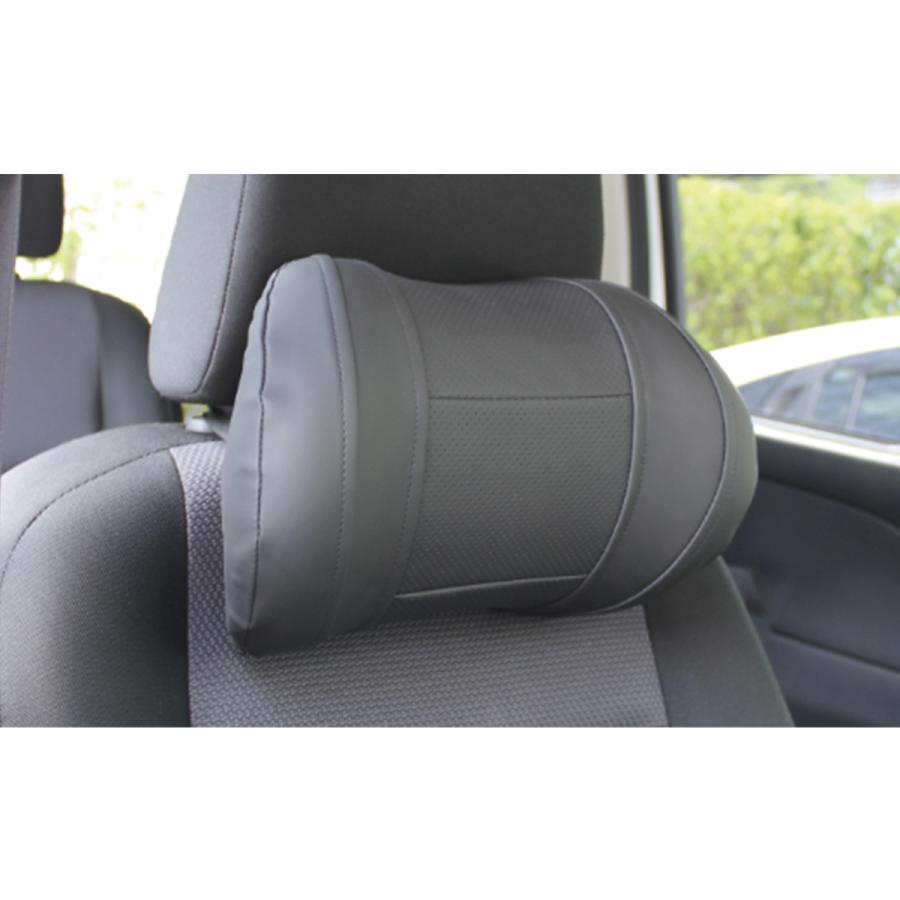 AQ. AQ.スムースレザー調サポートクッション レザー&レザー 首 ブラック : オートバックスYahoo!ショッピング店 - 通販 - Yahoo!ショッピング