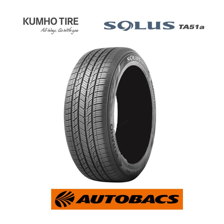 ソルウス 205/60R16 サマータイヤ クムホ TA51 1本 : オートバックスYahoo!ショッピング店 - 通販 - Yahoo!ショッピング