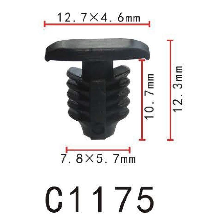 プッシュ リベット 864384A100 HYUNDAI系 ボンネット用 PF-C1175 10個 , 納期4日程度 : AUTOBAHN88 ...