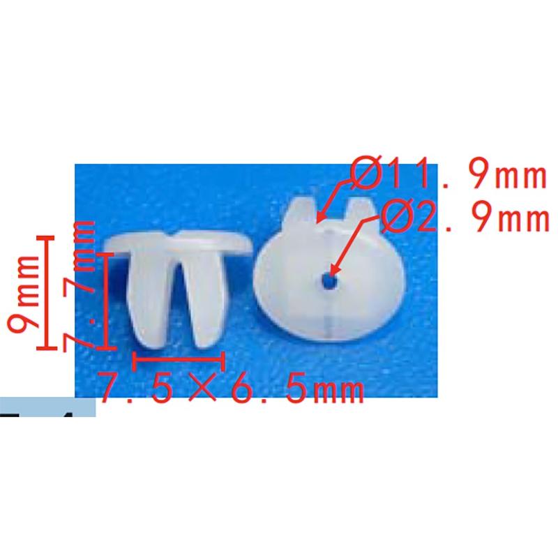 フロントバンパー スクリュー グロメット Hyundai Accent Elantra Santaに適合 純正品番 :1491004000 ...