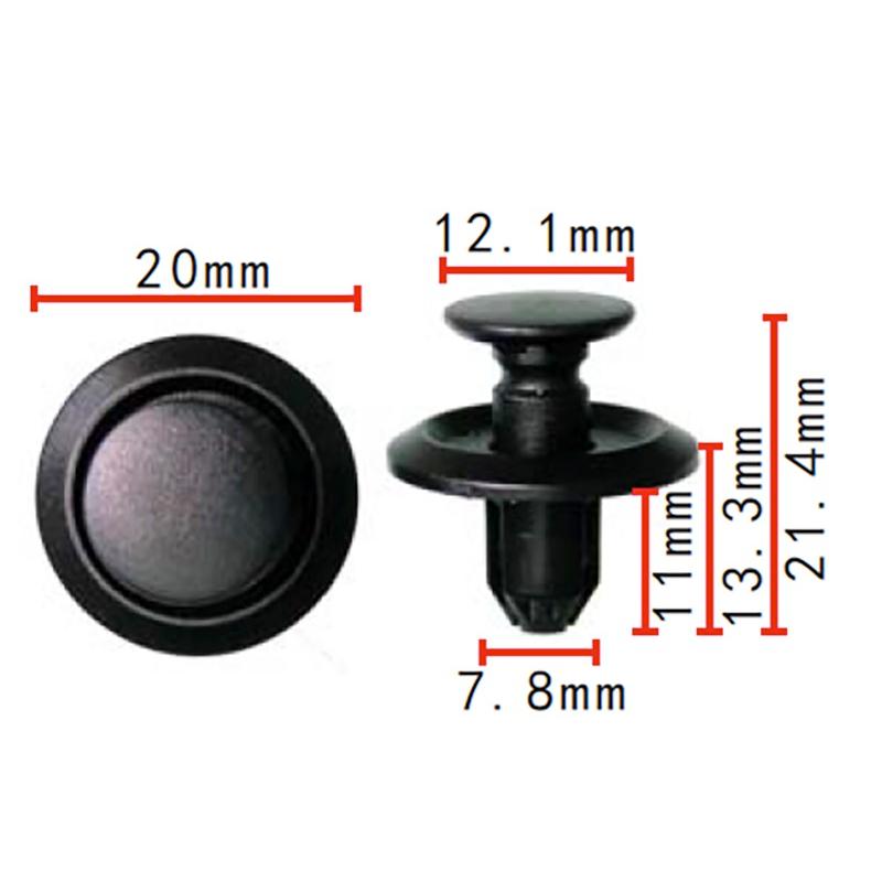 フェンダー ライナークリップ Mitsubishi Eclipse Cross, Endeavor, Galant, Lancerに適合 純正 ...