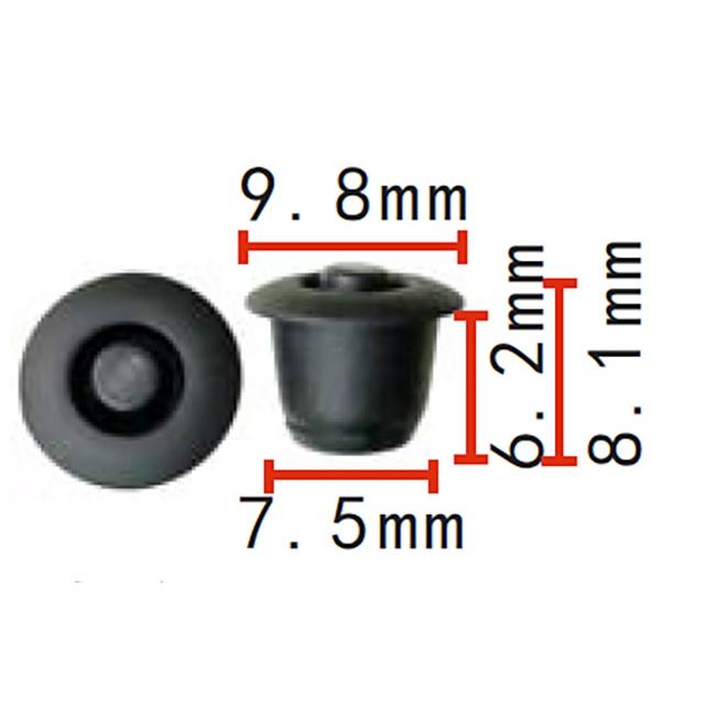 トランクリッド プラグ MERCEDES BENZに適合 純正品番 :A0029981650 10個 : AUTOBAHN88ヤフーショップ ...