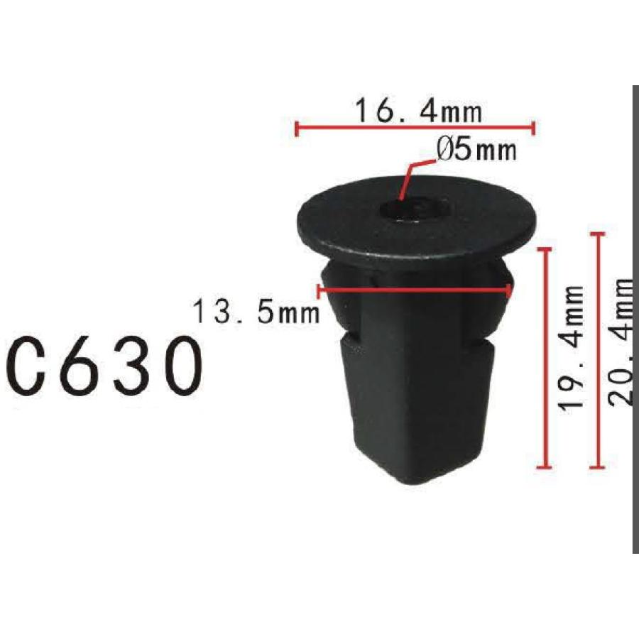 スクリューグロメット リベット 9018906028 トヨタ系 フェンダー用 PF-C630 10個 , 納期4日程度 ...
