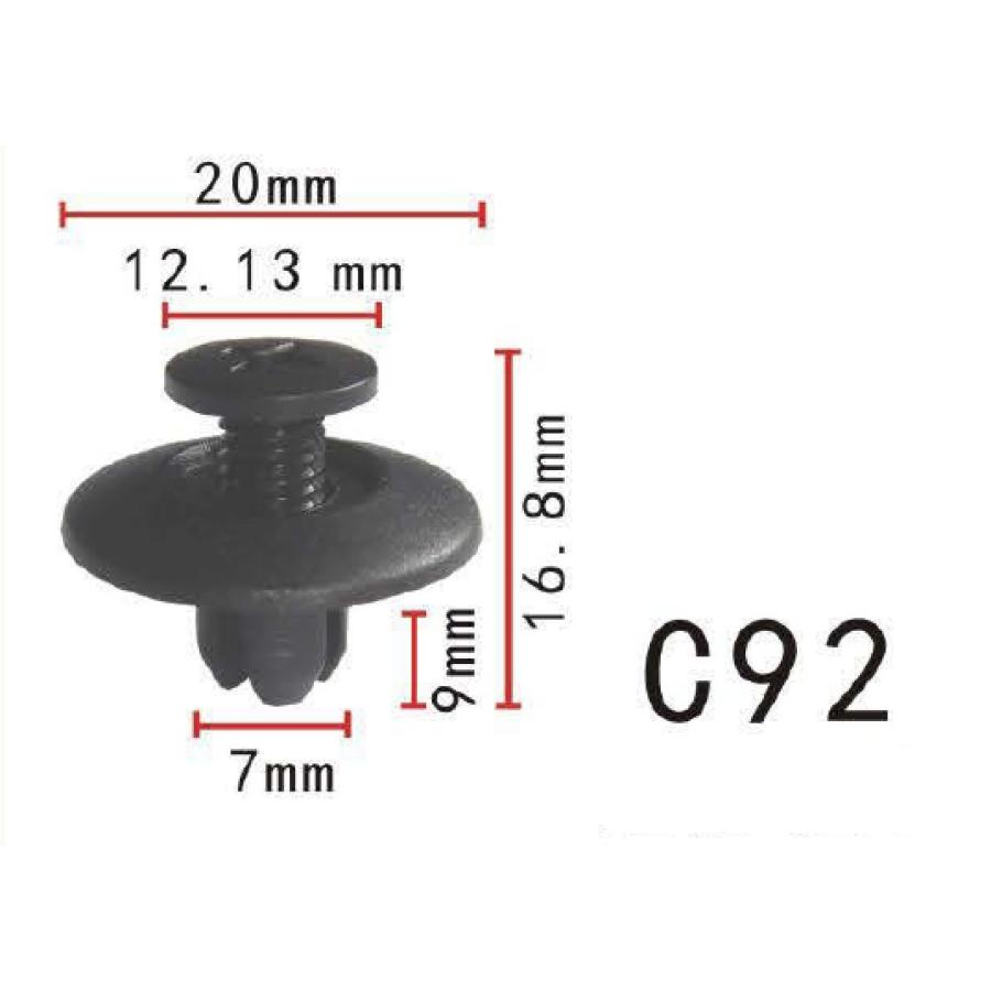 プッシュ リベット 9046707044 トヨタ系 パネル用 PF-C92 10個 , 納期4日程度 : AUTOBAHN88ヤフーショップ ...