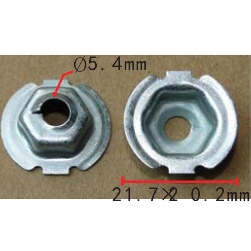 リア バンパー ブラケットリテーナー クリップ VW & Audiに適合 純正品番 :WHT005560 10個 : AUTOBAHN88 ...