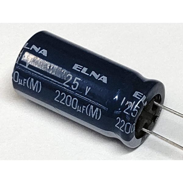 【訳あり 特価】ELNA RE3 25V 2200μF アルミ電解コンデンサー : オートデジストア - 通販 - Yahoo!ショッピング