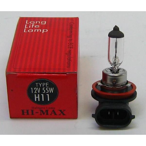 HI-MAX ハロゲンバルブ 12V 55W H11 ポイントご利用 : バッテリー autoland shiraoka - 通販 ...