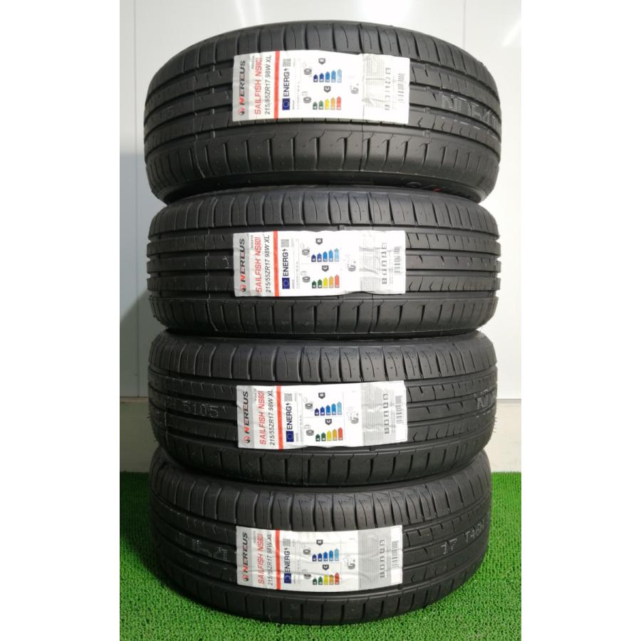 215/55R17 98W XL Nereus SAILFISH NS601 新品 サマータイヤ 4本セット 2025年製 ※本州送料無料 215/55/17 : LuckyTire - 通販 ...