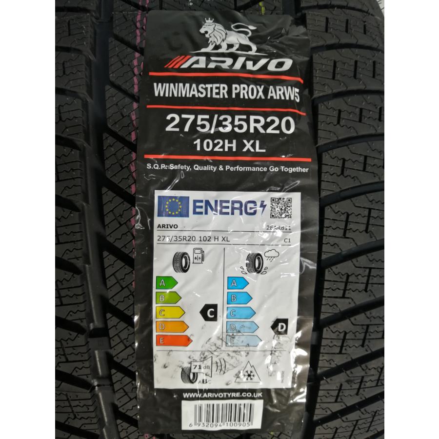 275/35R20 102H XL ARIVO ARW5 新品 スタッドレスタイヤ 2本セット 2024年製 ※本州送料無料 275/35/20 : LuckyTire - 通販 ...