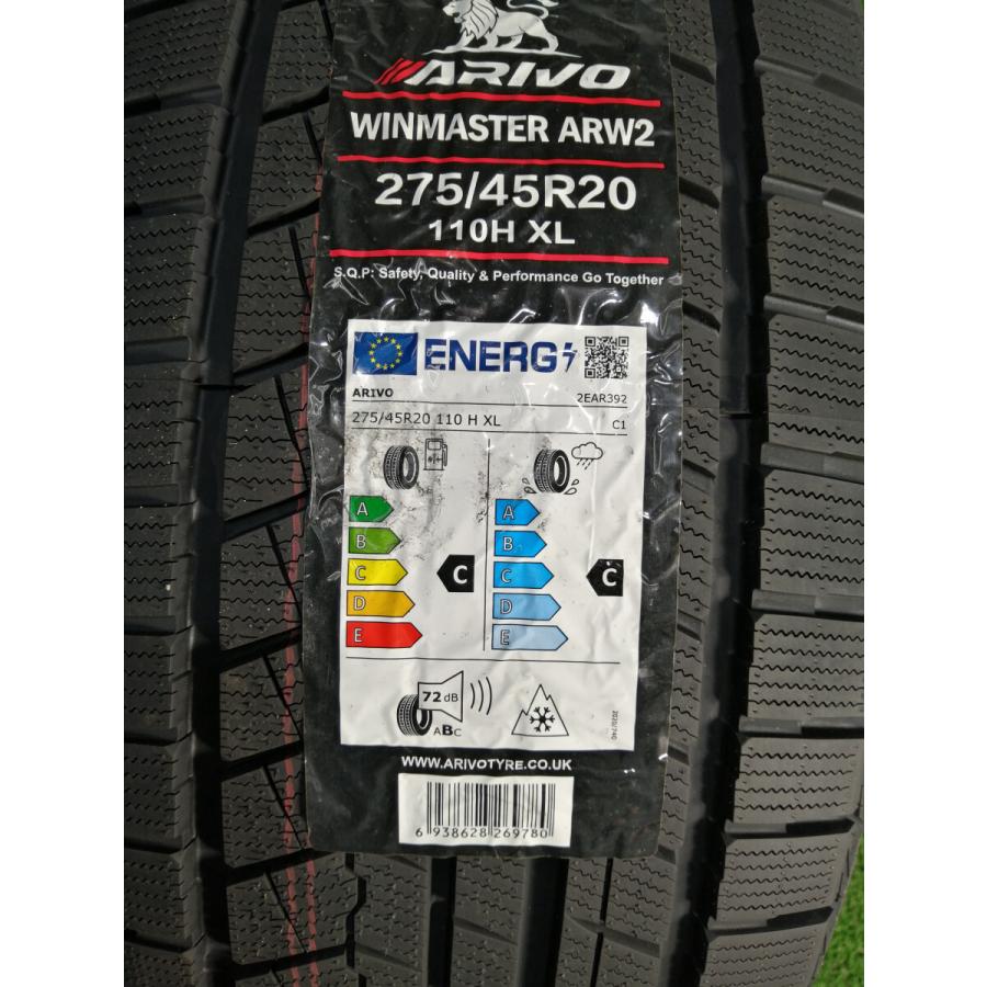 275/45R20 110H XL ARIVO ARW2 新品 スタッドレスタイヤ 4本セット 2024年製 ※本州送料無料 275/45/20 冬タイヤ : LuckyTire - 通販 ...