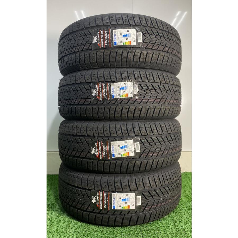 275/55R20 117S XL ARIVO ARW5 新品 スタッドレスタイヤ 4本セット 2025年製 ※本州送料無料 275/55/20 冬タイヤ : LuckyTire - 通販 ...