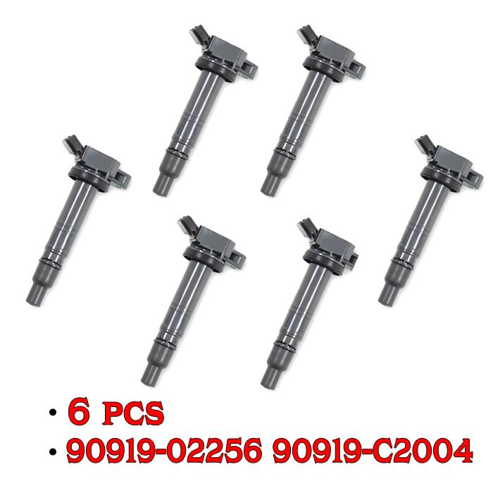 クラウン GRS200 イグニッションコイル 点火コイル 純正同等品 6本 90919-02256 90919-02250 修理 メンテ 交換 ...