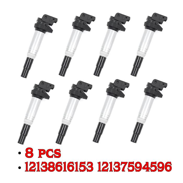 BMW E65 E66 F01 F02 E70 E71 イグニッションコイル 8本 純正同等品 12138616153 221504464 ...