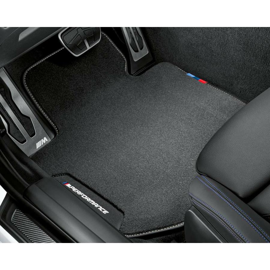【BMW純正】3シリーズ/M3(G20/G80) M Performance カーペットフロアマットセット 左ハンドル 51472457270 ...