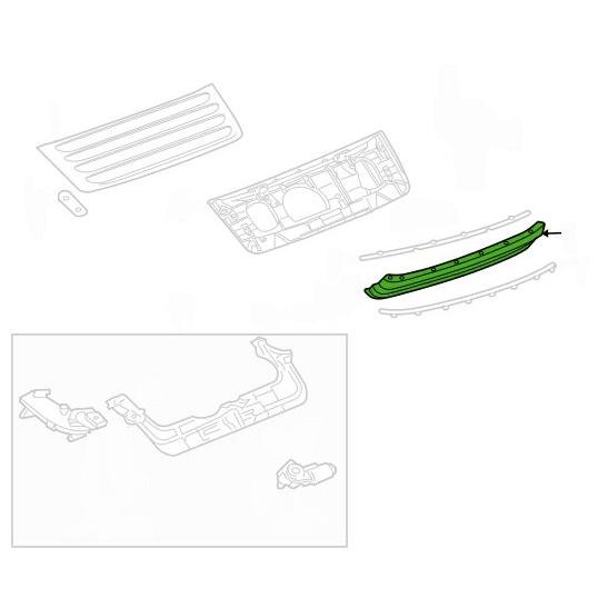 【ポルシェ純正】ポルシェ 997／996(911) カレラ リアスポイラー ラバーウォール 99651225000 : Auto-Parts ...