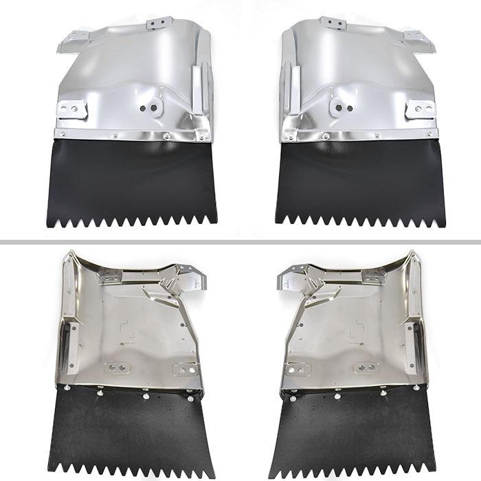 いすゞ 07 エルフ 前期 ハイキャブ ワイド 標準 メッキ マッド ガード ABS製 泥除け 左右 セット H19.1〜 交換式 : newparts-2416 : オートパーツサンライズ ...