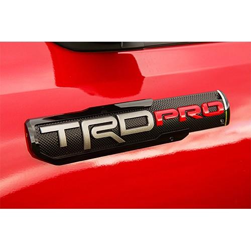 TRD 北米仕様 トヨタ 純正品 タコマ 2017年式 TRD Proパッケージ限定 サイドドアエンブレム/ドアバッジ 左側 : オートプロズ ...