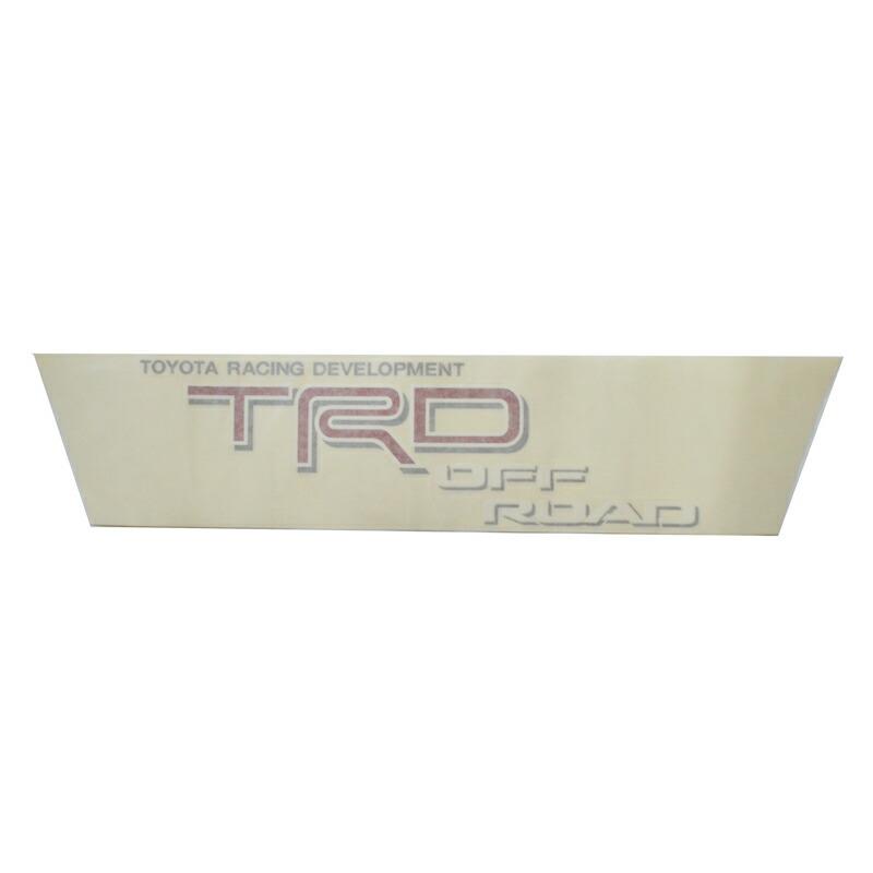 TRD USトヨタ 純正品 TOYOTA タコマ ”TRD Offroad Package” デカール 赤文字 1枚 : オートプロズ ...