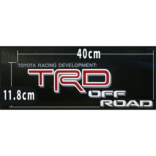 TRD USトヨタ 純正品 TOYOTA タコマ ”TRD Offroad Package” デカール 赤文字 1枚 : オートプロズ ...