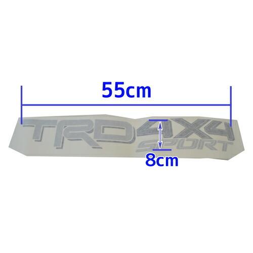 USトヨタ 純正品 TOYOTA タコマ ”TRD SPORT” デカール/ステッカー ホワイト 1枚 : 75996-04090-d0 ...