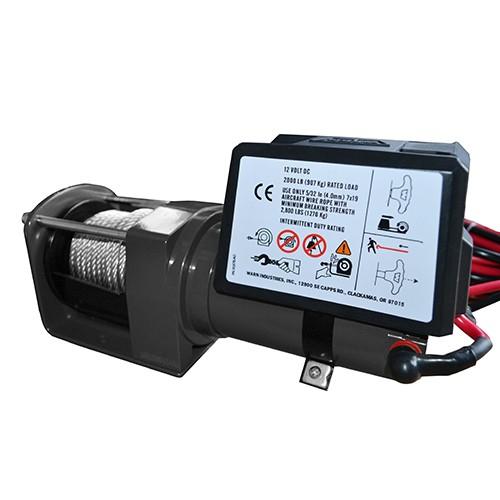 WARN 正規品 2000DCシリーズ 12V 電動 ウインチ 牽引能力 900kg : オートプロズ Yahoo!店 - 通販 - Yahoo!ショッピング