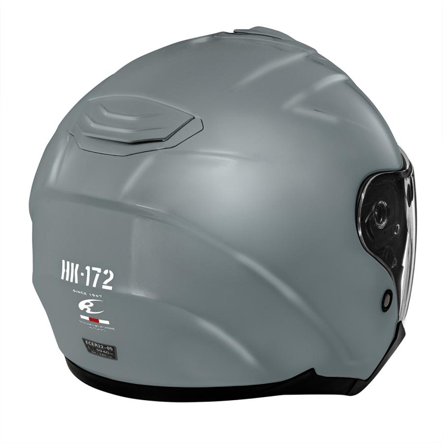 コミネ(KOMINE) HK-172 FL コンポジット FRP ジェットヘルメット Basalt Grey Lサイズ : 4582611190111 : オートリメッサYahoo!店 ...