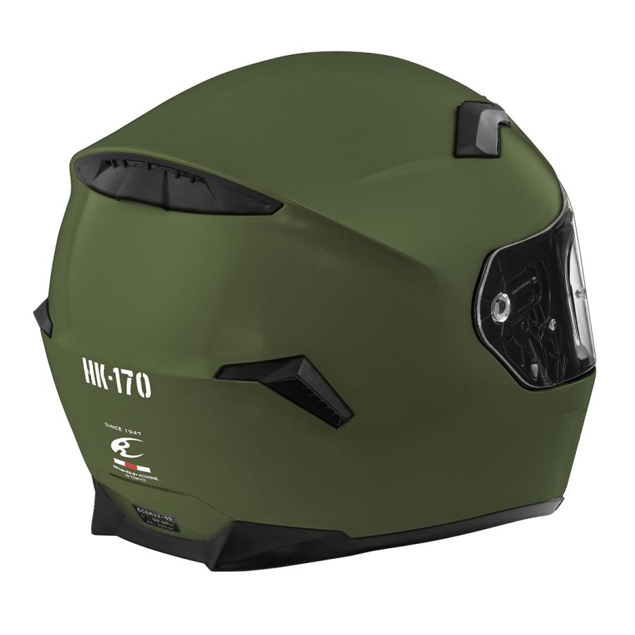 コミネ コミネ(KOMINE) HK-170 FL フルフェイスヘルメット Olive Lサイズ : オートリメッサYahoo!店 - 通販 - Yahoo!ショッピング