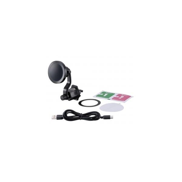 マグネットワイヤレス充電ホルダー 車用 スマホホルダー マグネットタイプ ワイヤレス 充電器 高速充電 MagSafe エアコン取付 星光産業 EC-252 : 雑貨&車用品 アーティクル2号 ...