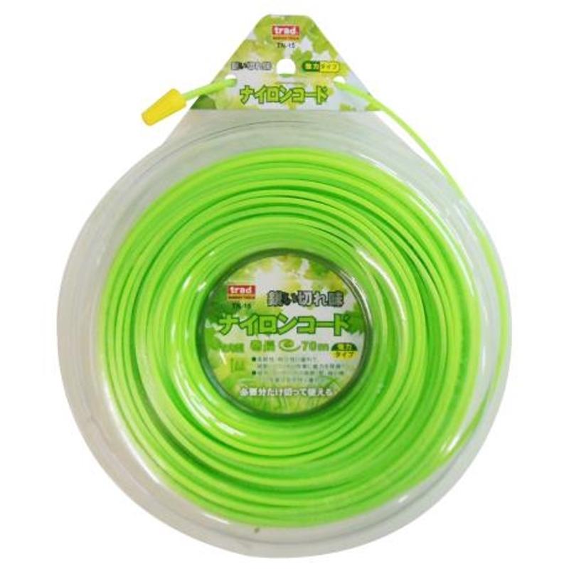 trad ナイロンコード 四角型2.2mm 70m 三共コーポレーション TN-15 : 雑貨&車用品 アーティクル2号店 - 通販 - Yahoo!ショッピング