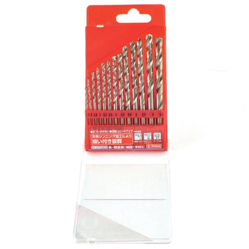 鉄工用ドリルセット E-VALUE ETD-13S 藤原産業 :7230401681:雑貨&車用品 アーティクル2号店 - 通販 - Yahoo!ショッピング