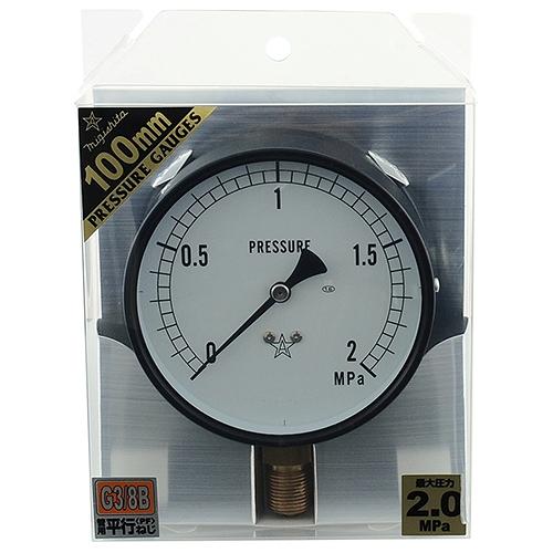 汎用圧力計A100・G3／8 S-41・2.0MPA 右下精器 42606 DIY 工具 電動工具 エアーツール 継手 ソケット コック : 雑貨&車用品 アーティクル2号店 - 通販 ...