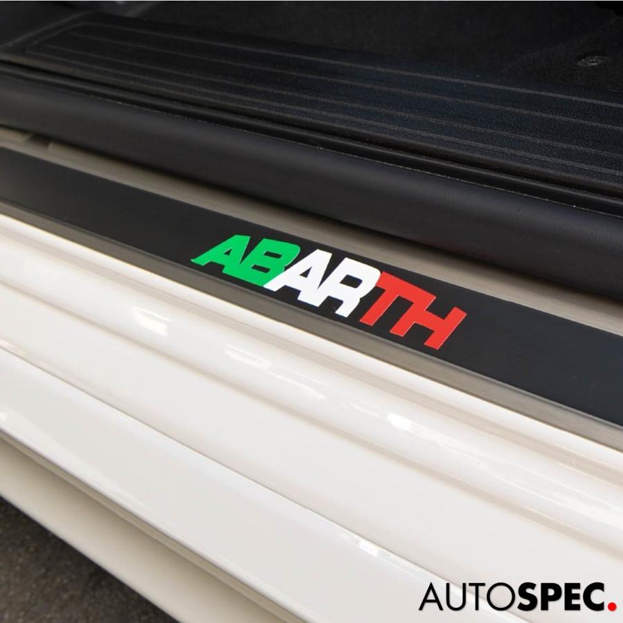 アバルト ABARTH 595 695 ドアシルプレート デカール トリコローレ core OBJ 1枚 アバルト シリーズ4 カスタム パーツ 全国一律送料 : AUTOSPEC.y ...